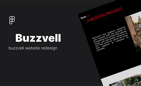Redesign Website Buzzvel Figma