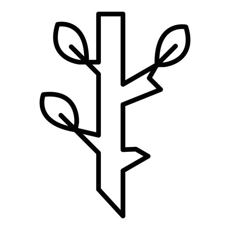 Tree Branch Line Icon Vector Art At Vecteezy