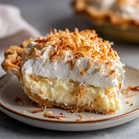 Coconut Cream Pie With Toasted Coconut A Silky Tropical Dessert