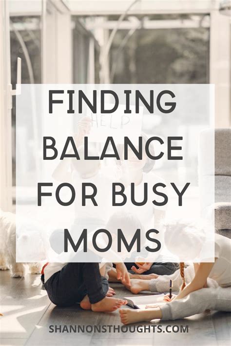 Ways to Find Balance For Moms
