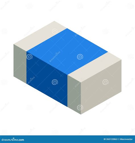 Isometric Semiconductor Part Composition Stock Vector Illustration Of Atomic Concept 265133863