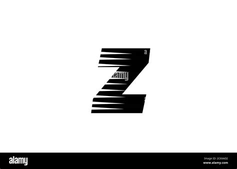 Line Stripes Z Alphabet Letter Logo Icon For Business And Company