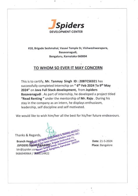 Tanmay Singh On Linkedin Javafullstack Jspider Learningjourney