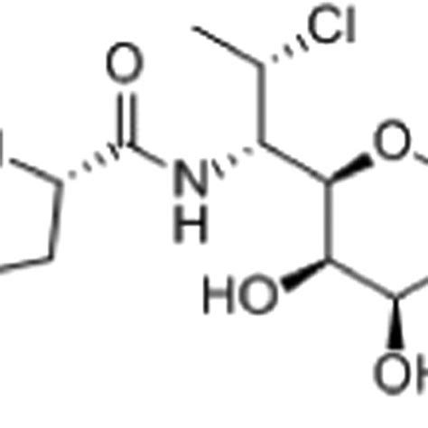 Structure Of Clindamycin Download Scientific Diagram