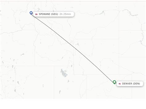 Direct Non Stop Flights From Denver To Spokane Schedules
