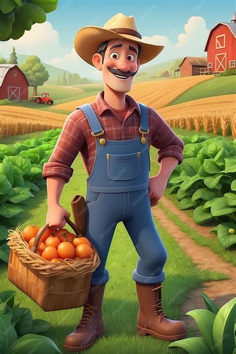 Premium Photo 3d Animation Style Cartoon Character Illustration Of A
