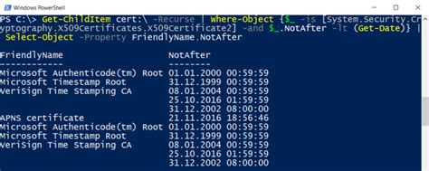 How To Find Expired Certificates With Powershell Sid 500com