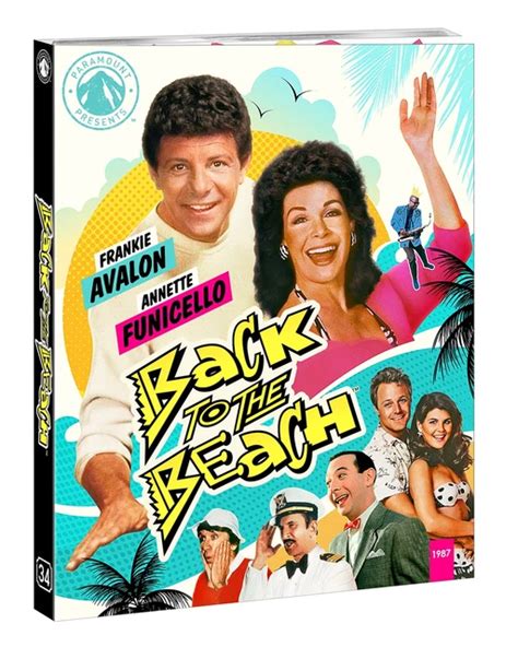 Paramount Presents Back To The Beach Blu Ray Frankie Avalon Annette