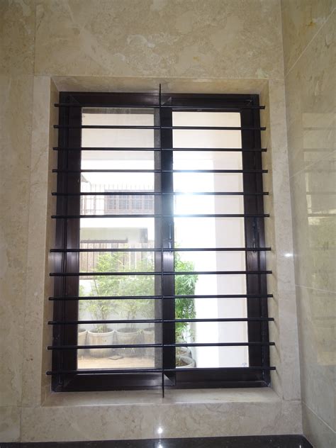 Window Grill With Granite Framework