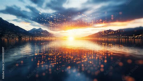 Clear See Through Visuals Overlaid With Climate Data Exposure Superimposed See Through Data