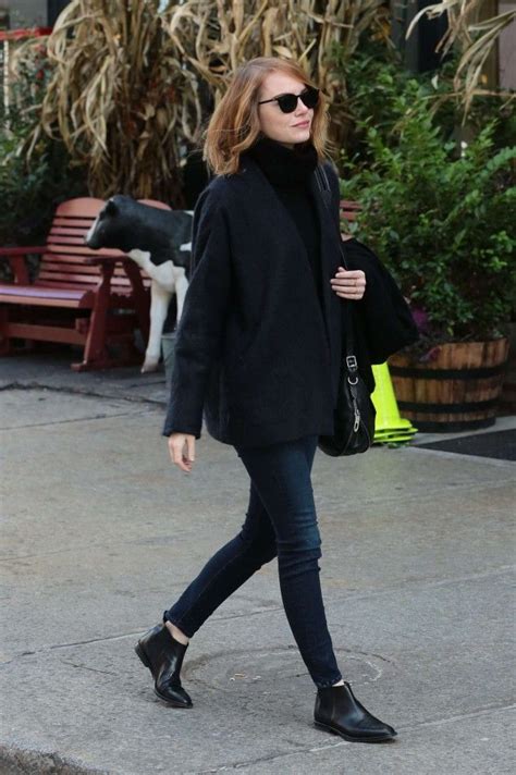 Emma Stone Street Style Winter