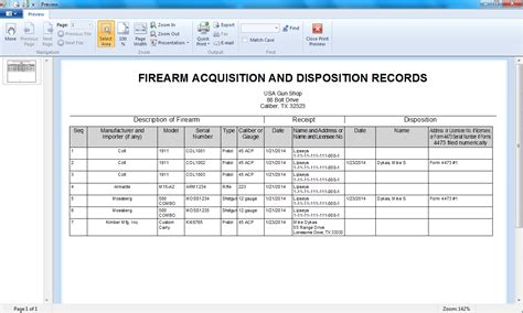 Personal Firearm Record Spreadsheet Regarding Printable Firearms Record Book Cool House Inteiror