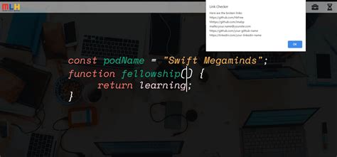 Broken Link Extension Devpost
