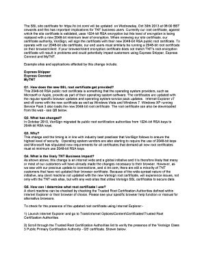 Fillable Online The SSL Site Certificate For Https Ci Fax Email Print PdfFiller