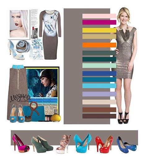 С каким цветом сочетается серебристая одежда 95 фото