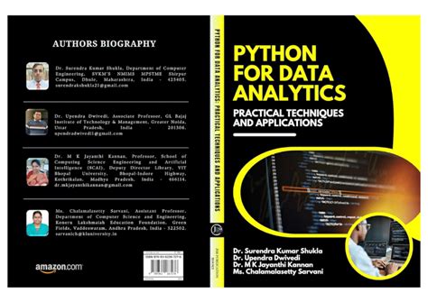 Pdf Dr Mk Jayanthi Kannan Oct 2024 Python For Data Analytics 1