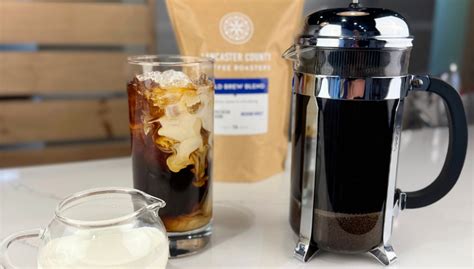 Brew U French Press Cold Brew Method Recipe Lancaster County Coffee