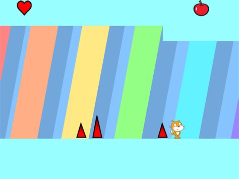 跑酷20 编程小将 侯老师编程网站codinghoucn Scratch编程教程与创作社区