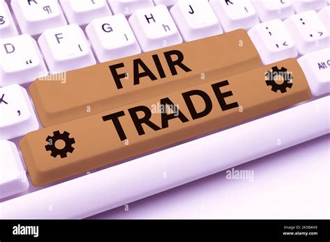 Text Sign Showing Fair Trade Business Showcase Small Increase By A Manufacturer What They Paid