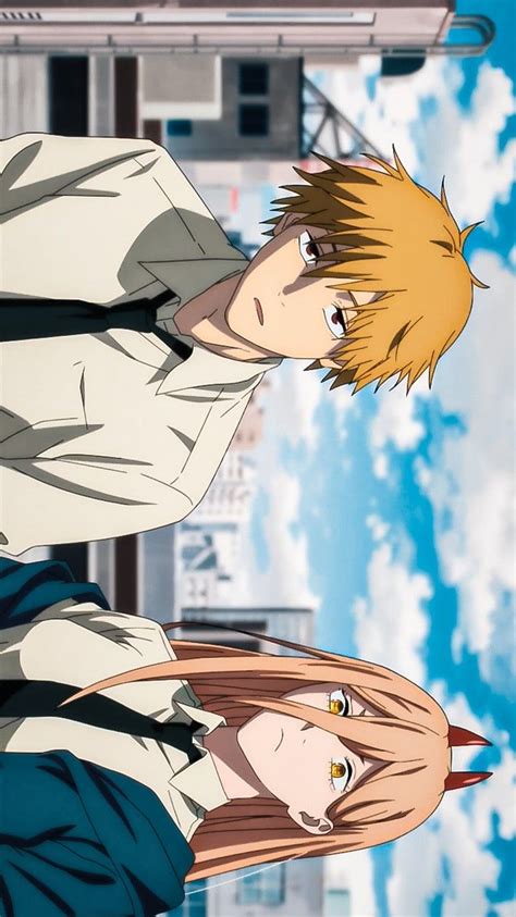 Denji X Power Chainsaw Man Anime Scenery Wallpaper Anime Wallpaper