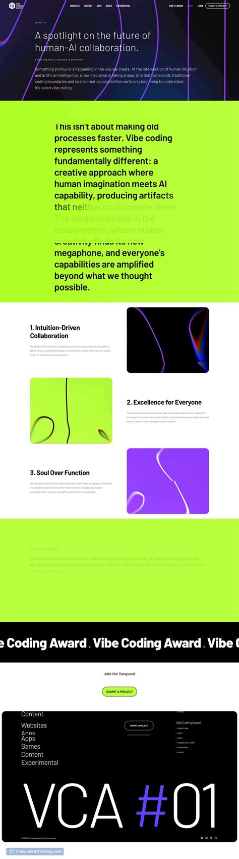 Vibe Coding Award