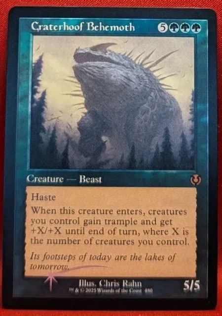 Craterhoof Behemoth Magic The Gathering Proxy