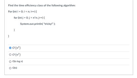 Solved O N O N O Nlogn Chegg