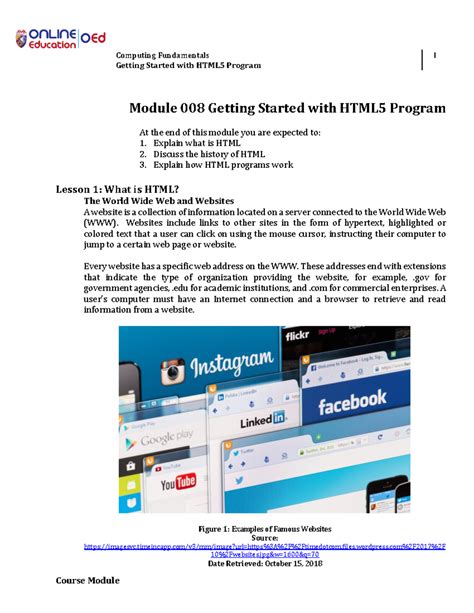 week 10 started with html5 program computing fundamentals getting started with html5 program