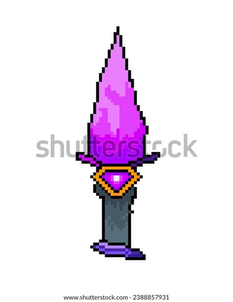Pixel Art Melee Weapon Various Kinds Stock Illustration 2388857931 Shutterstock