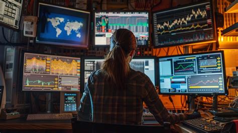 Free Data Monitoring Center Image Download At Stockcake