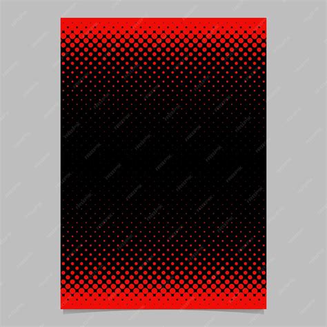 Free Vector Color Abstract Halftone Circle Pattern Card Template