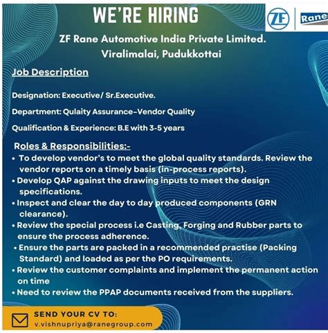 We Are Hiring Vishnupriya Dhayanithi