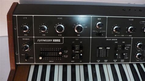 MATRIXSYNTH Korg Vintage Analog Synthesizer With MIDI SN