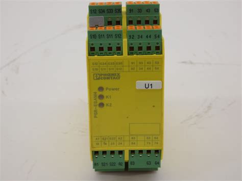 phoenix contact psr spp 24uc esam4 8×1 1×2 2963996 safety relay module
