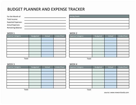 Free Excel Expense Tracker Templates Free Excel Expense Tracker Templates