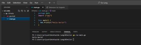 Priyush B Khobragade On Linkedin Golang Learningjourney Programminglife Helloworld Newskills