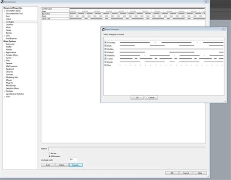 Linetype Definitions Disappear And Cant Be Imported Bug Rhino For