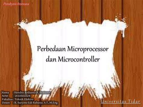 Perbedaan Microprocessor Dan Microcontroller Potx