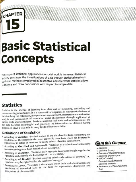 Basic Statistical Concepts Pdf Statistics Data