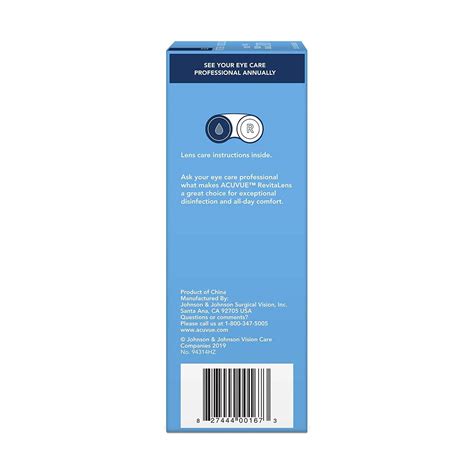 Buy Acuvue Revitalens Multi Purpose Disinfecting Solution 2x300ml