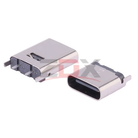 Typec 2pin立插母座脚长1 5mm 兆达鑫科技