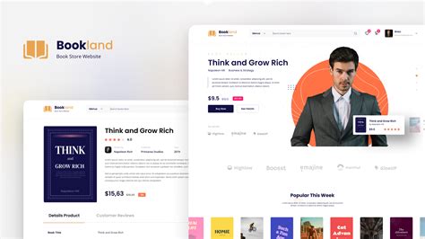 Bookland Book Store Ecommerce Website Ui Design Figma