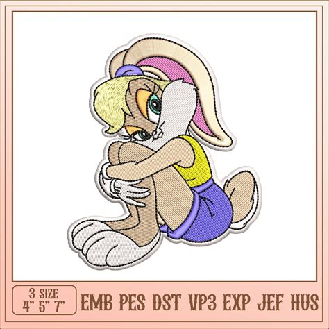 Lola Bunny Embroidery Design Svg Files For Cricut