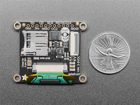 Oled Breakout Board 16 Bit Color 1 27 W Microsd Holder [eyespi Connector] Id 1673 Adafruit