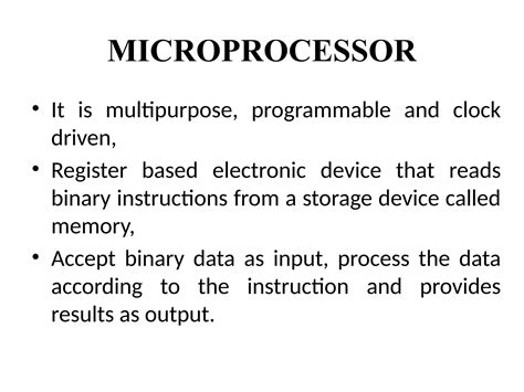 Unit 2 8085 Microprocessor And 8051 Microcontroller Pptx