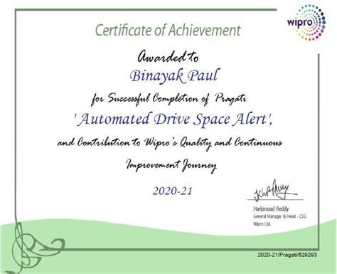 Binayak Paul On Linkedin Pragati2020 Wipro Recognised 14 Comments