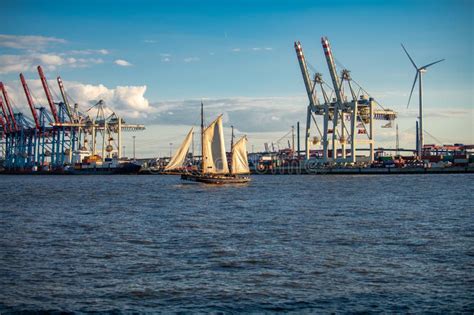 terminal port container cargo ship in a commercial dock new york