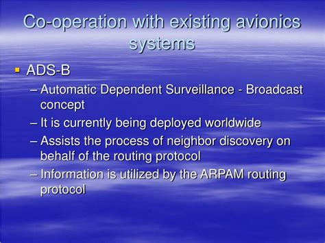 Ppt Arpam Ad Hoc Routing Protocol For Aeronautical Mobile Ad Hoc