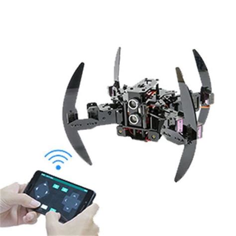 Kit De Robot Arduino Avec Télécommande Infrarouge Et Application Python Robot Araignée Marchant