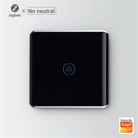 Zigbee Light Switch Uk No NeutralSmart Light Switch Gang No Neutral ZigBee Single L Line EU UK